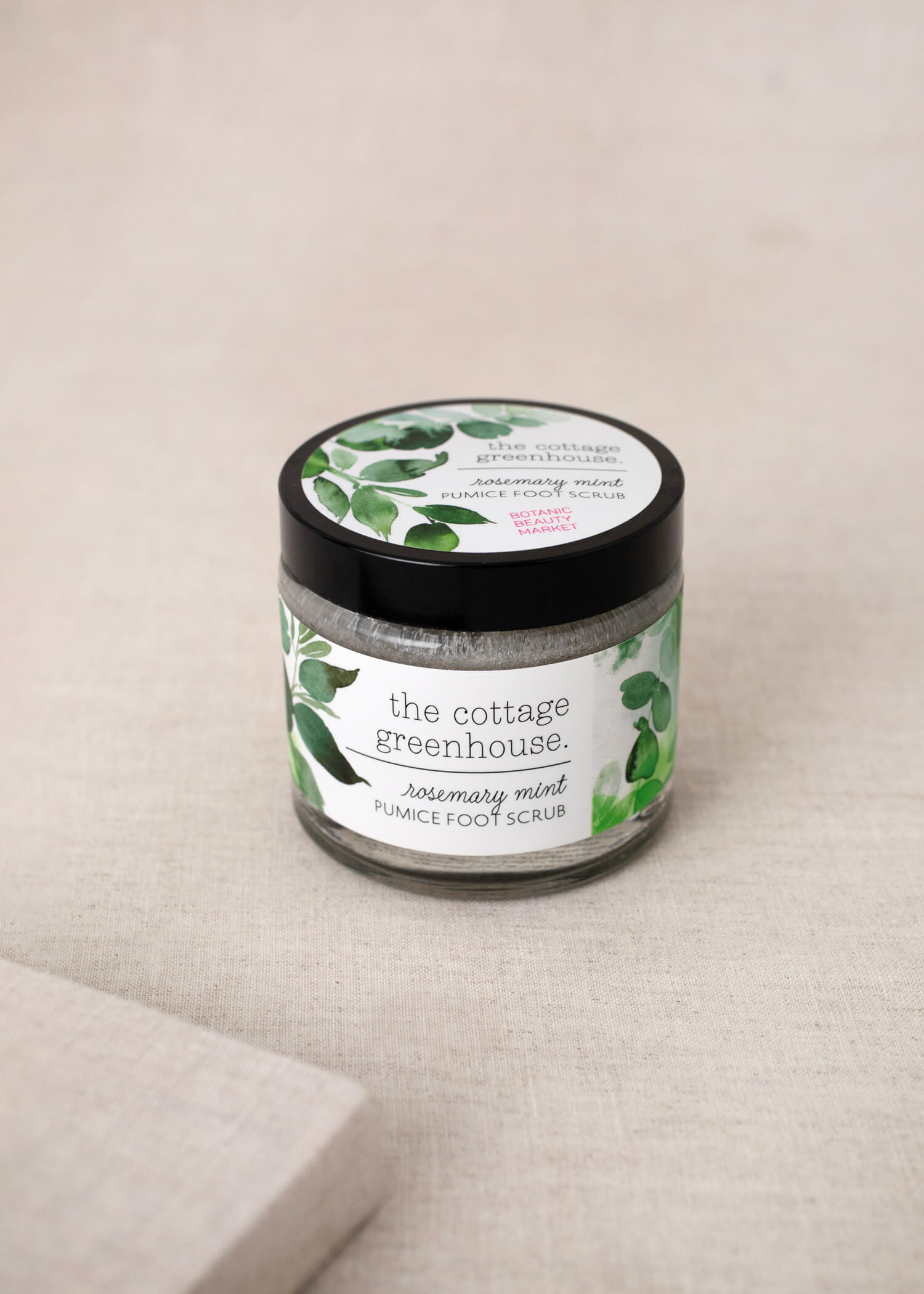 The Cottage Greenhouse Rosemary Mint Foot Scrub | Margot Elena