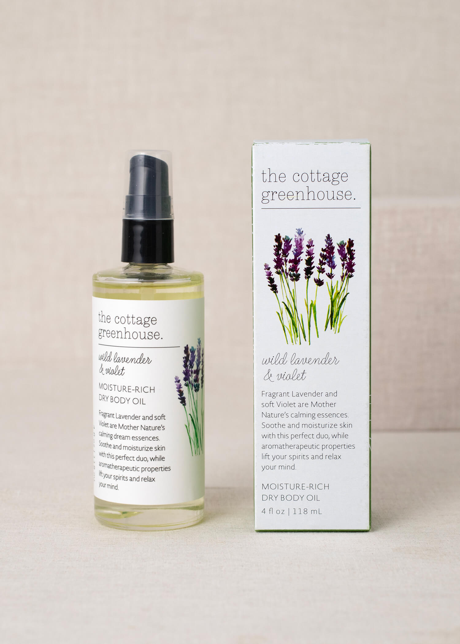 Wild Lavender & Violet Dry Body Oil – Margot Elena