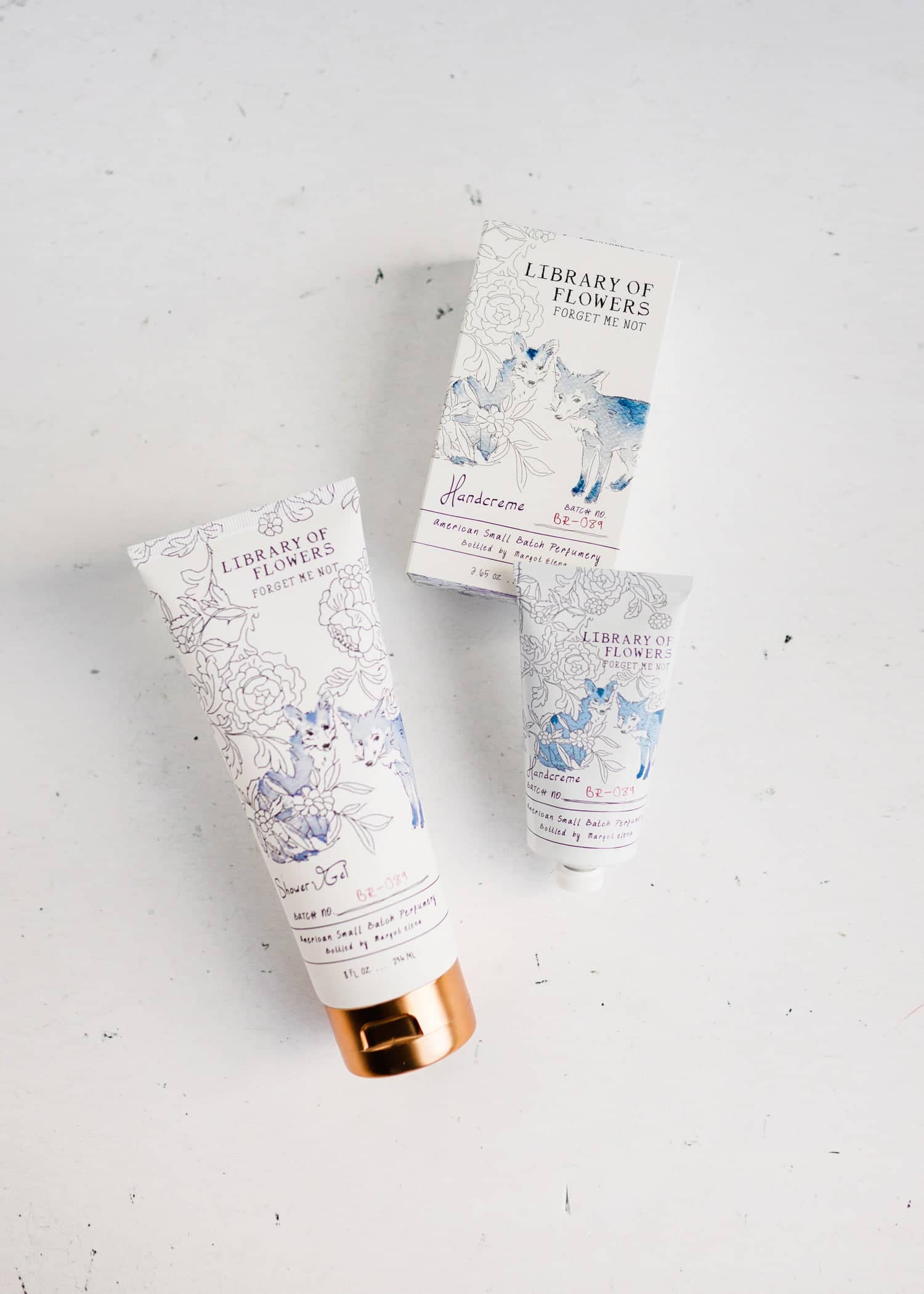 Forget Me Not Shower Gel & Handcreme Duo | Library of Flowers – Margot ...