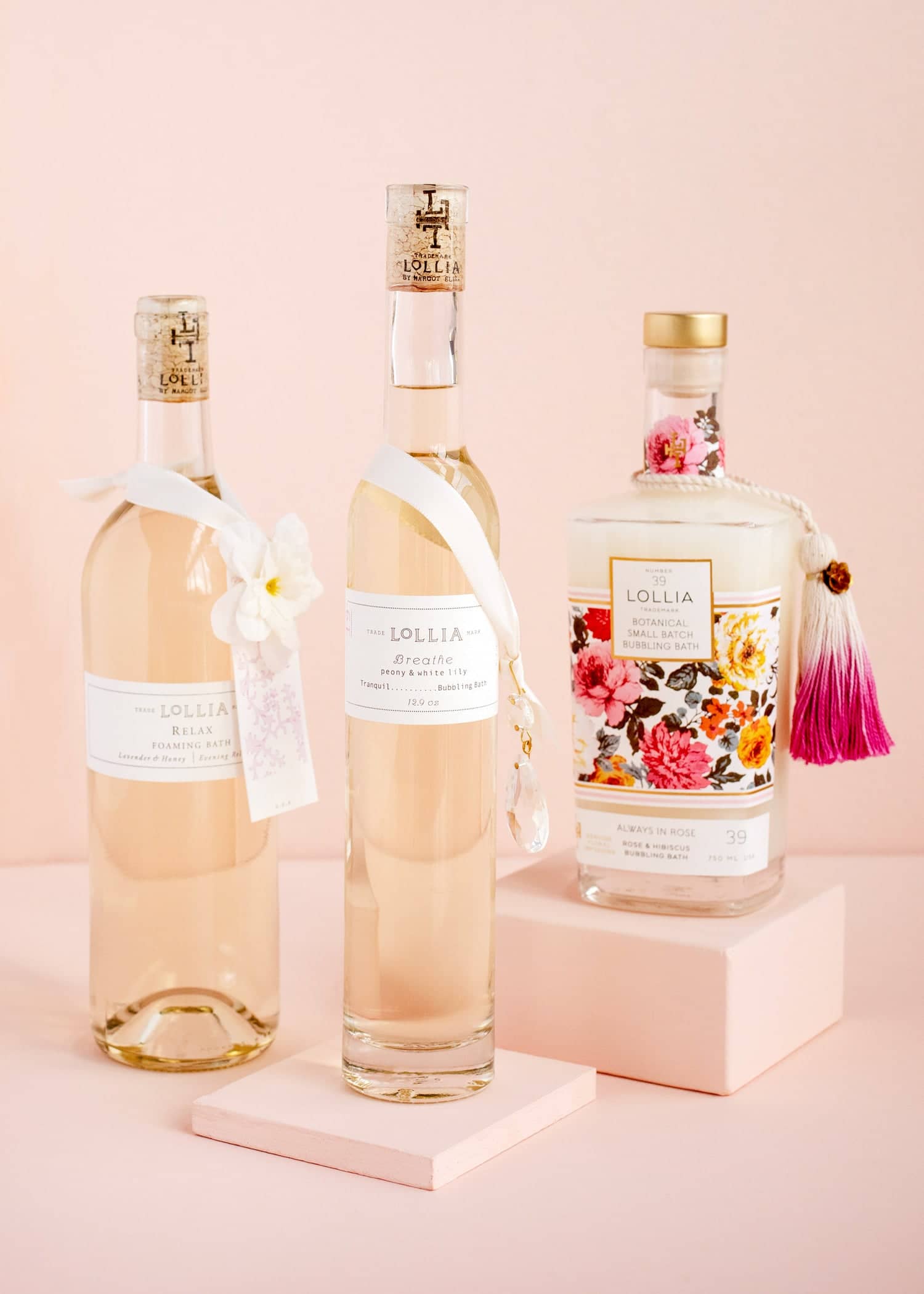 Always In Rose, Breathe and Relax Bubble Bath Trio – Margot Elena