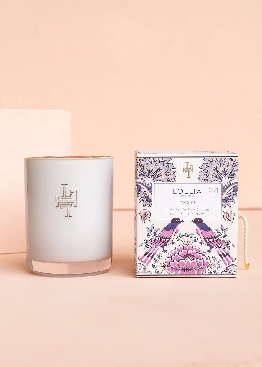 Lollia Imagine Bubble Bath and Luminary | Margot Elena