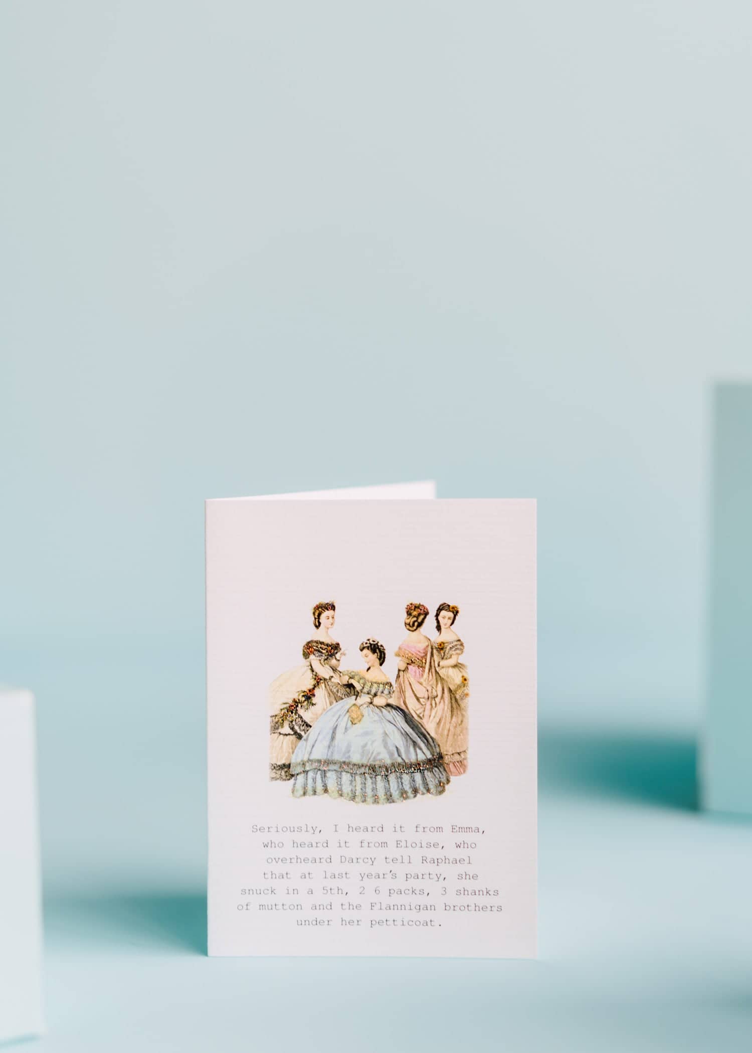 Seriously, I Heard It From Emma... Greeting Card | TokyoMilk – Margot Elena