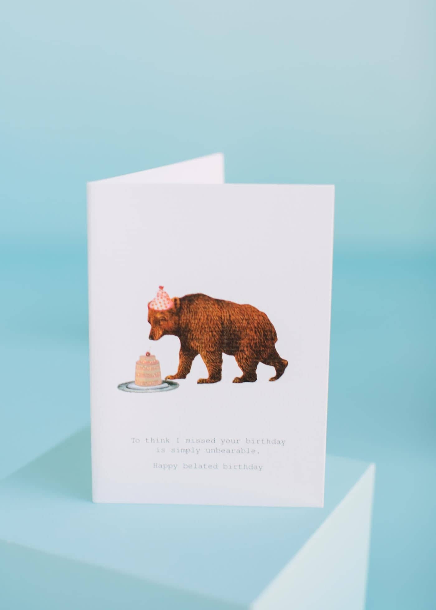 Simply Unbearable Belated Birthday Card | TokyoMilk – Margot Elena